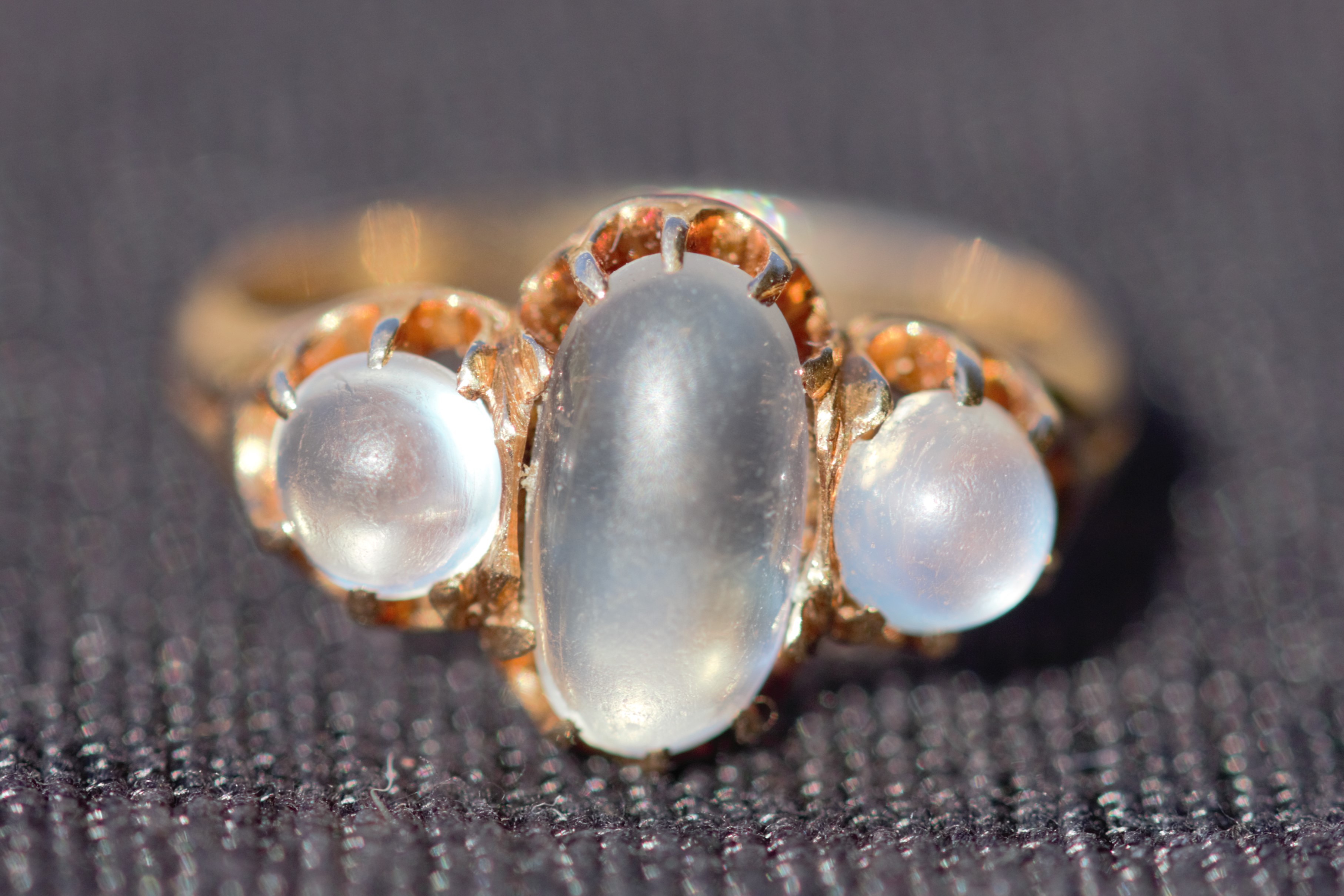 Moonstones – navette jewellery