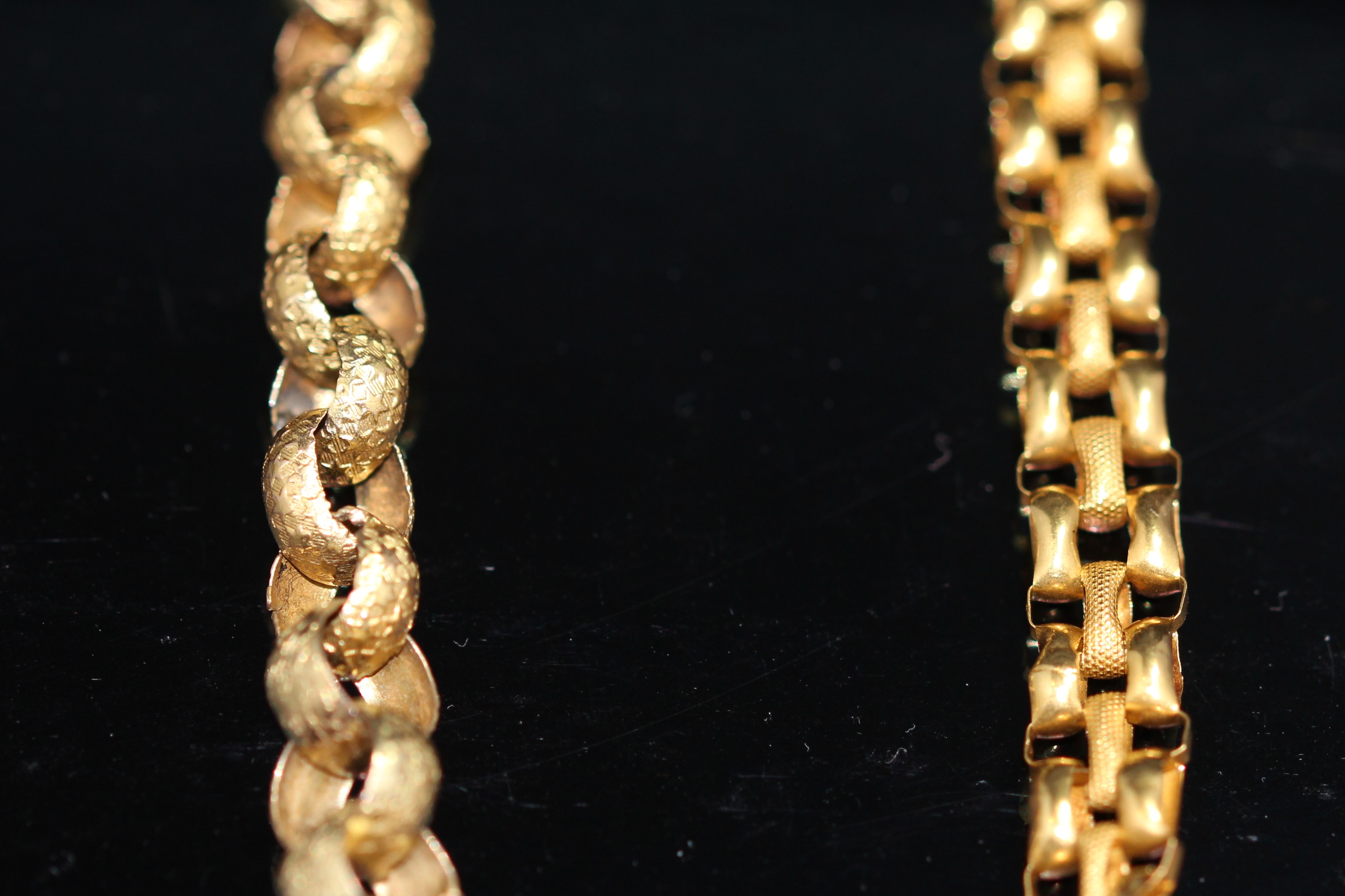 Georgian Chains – 1800 to 1840 – navette jewellery