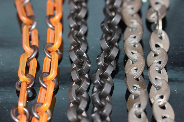 Victorian chains – 1860s and after – navette jewellery