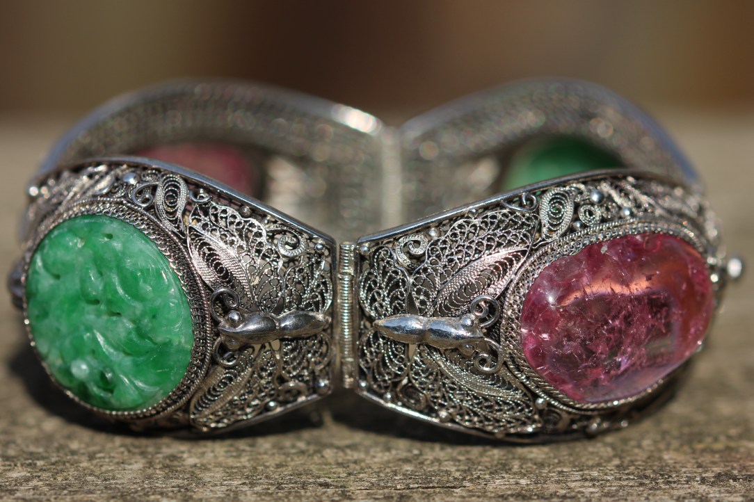 ‘Chinese Export Silver’ jewellery – navette jewellery