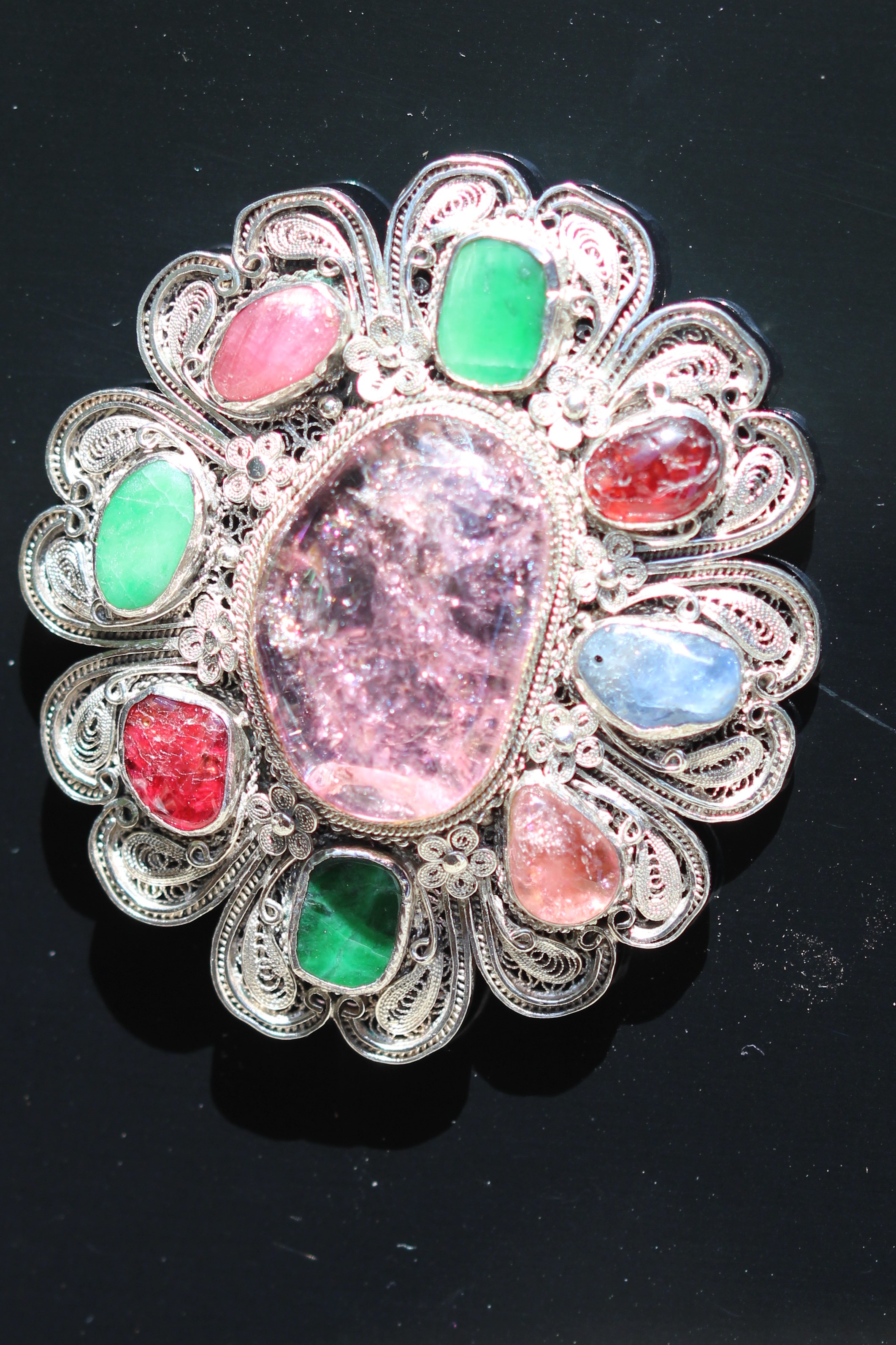 ‘Chinese Export Silver’ jewellery – navette jewellery