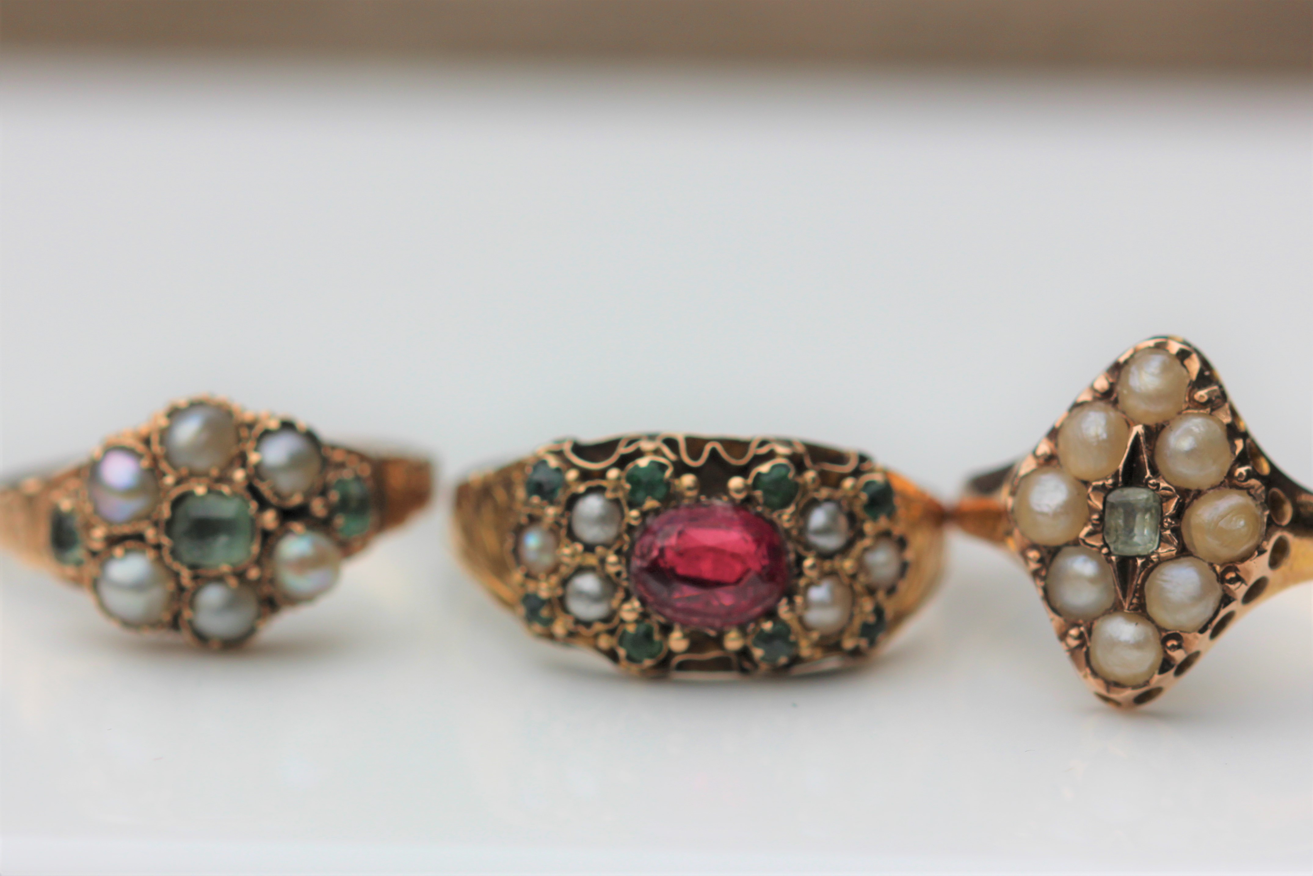Antique ‘Costume’ Jewellery: Part IV – three Victorian paste rings ...