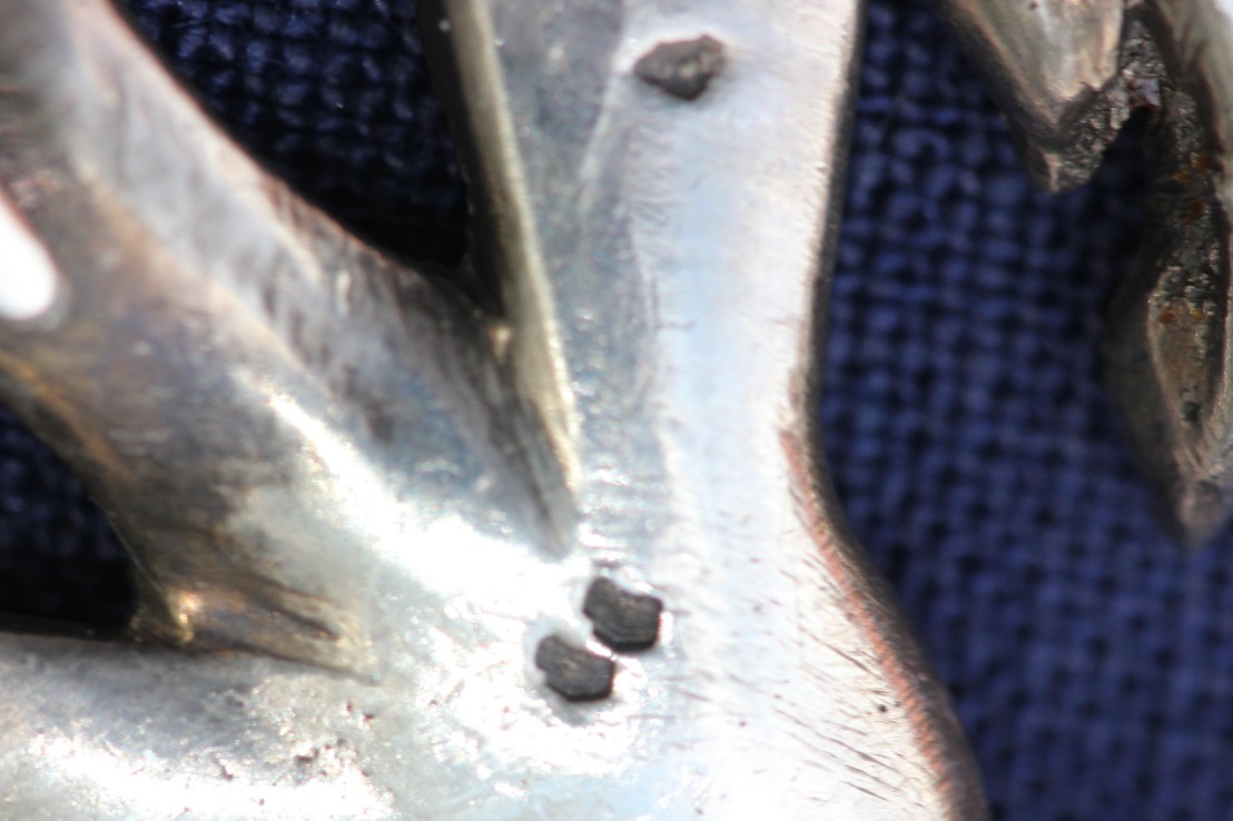 French silver hallmarks – navette jewellery