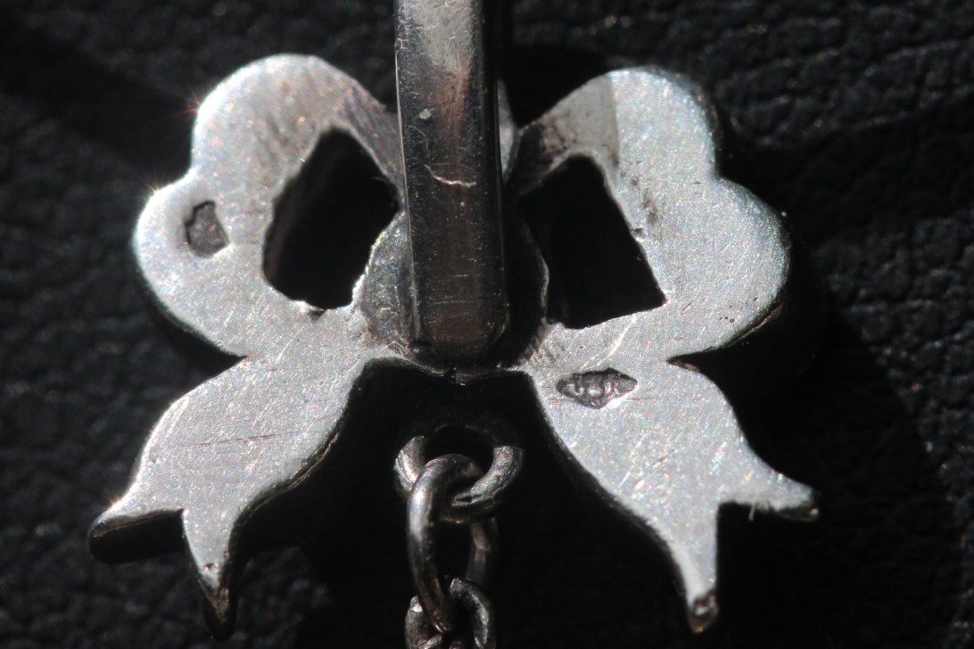 French silver hallmarks – navette jewellery