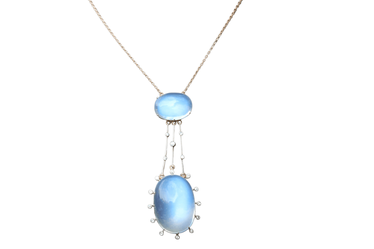 Looking inside the Stone: Iridescent sheen – navette jewellery