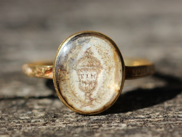 Georgian and Victorian Mourning Jewellery: Sepia – navette jewellery